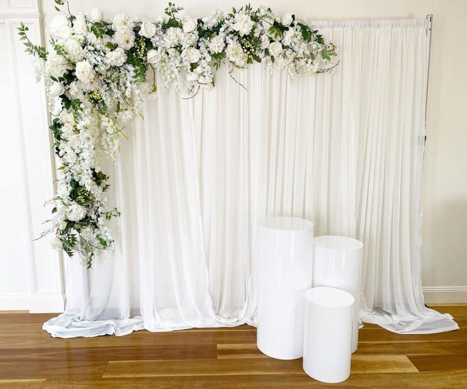 Heavy-Duty Pipe Backdrop - Magic Flowers Event Rentals | Event and ...
