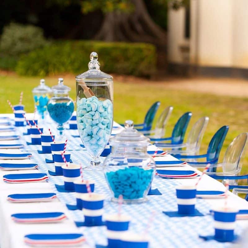 Royal Blue Ghost Chairs
