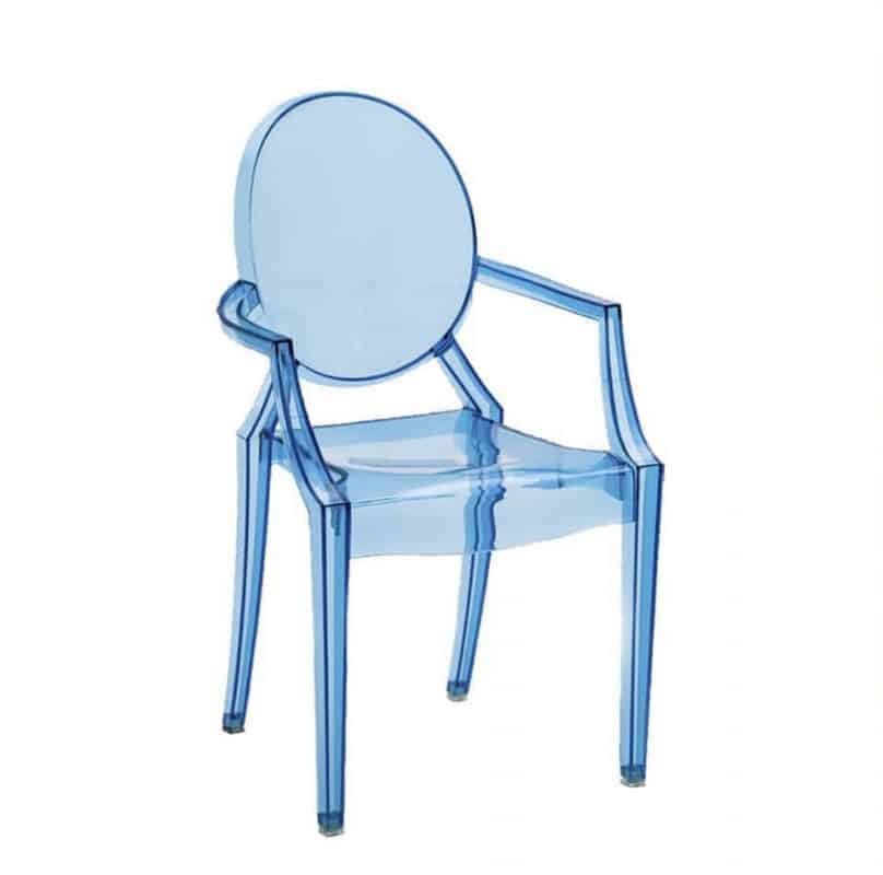 Royal Blue Ghost Chairs