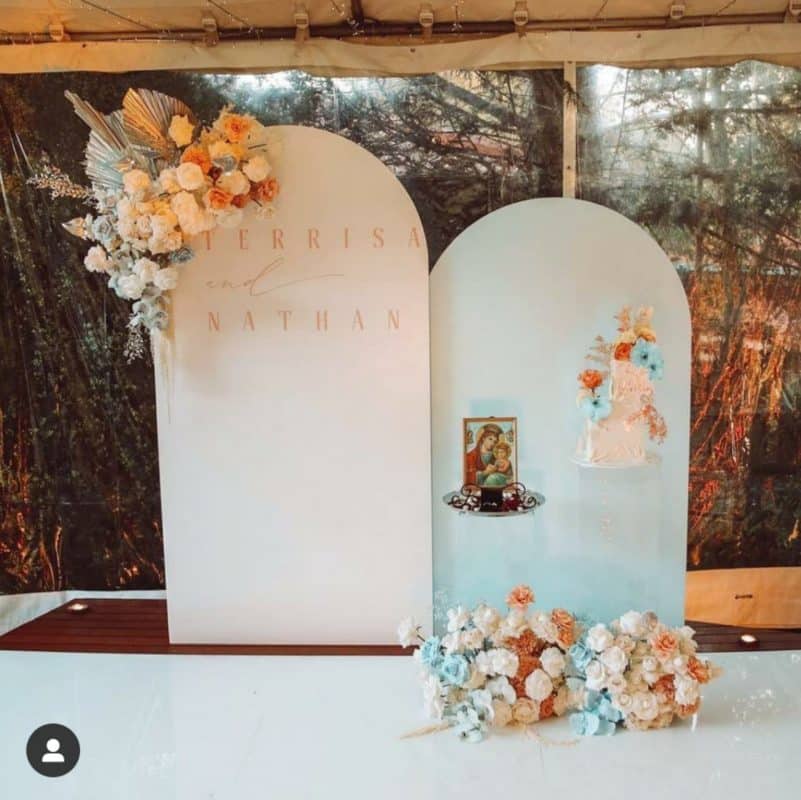 Duo Panel Backdrops - Magic Flowers Event Rentals | Event and Party ...