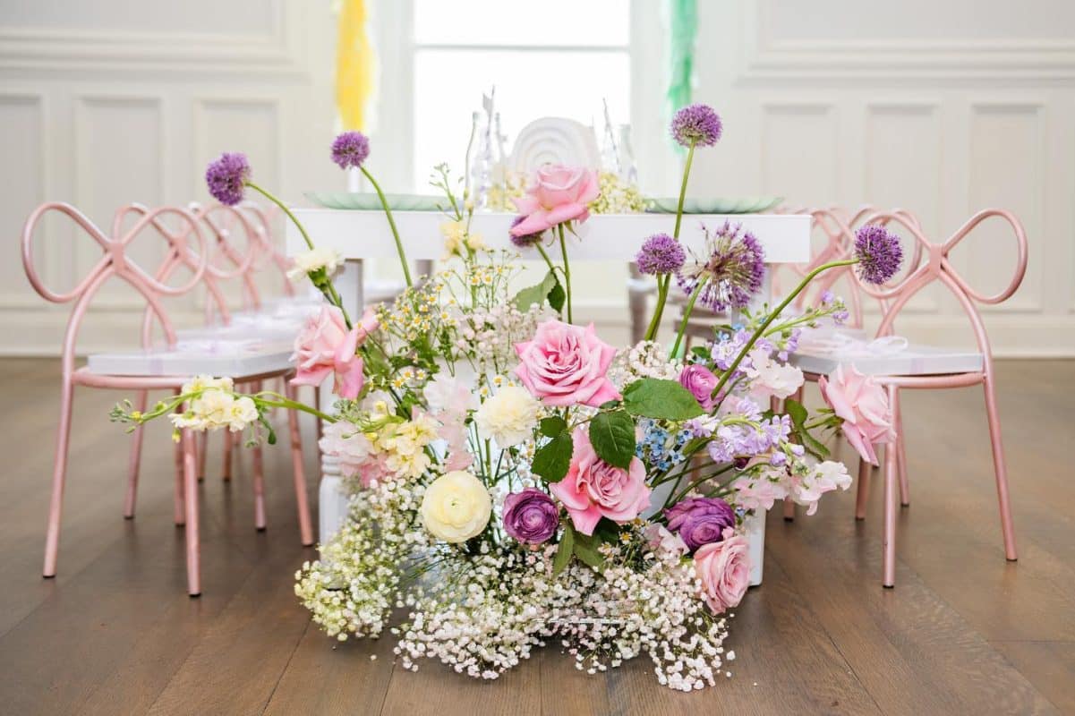 Blush Pink Bow Chairs - MagicFlowersEventRentals | Event and Party ...