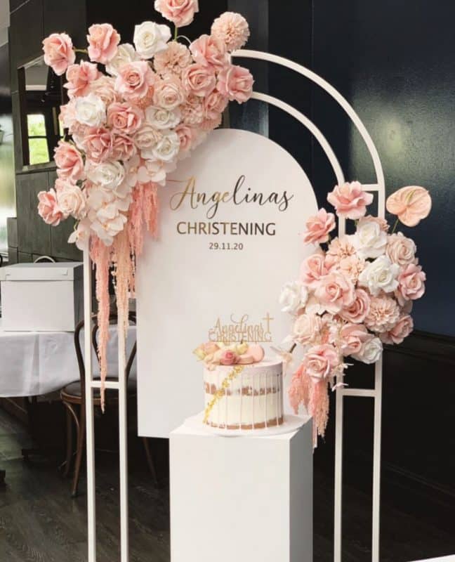Baby Girl Christening Package - Magic Flowers Event Rentals | Event and ...