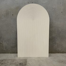 Cream Ripple Arch Wall - Magic Flowers Event Rentals | Event and Party ...