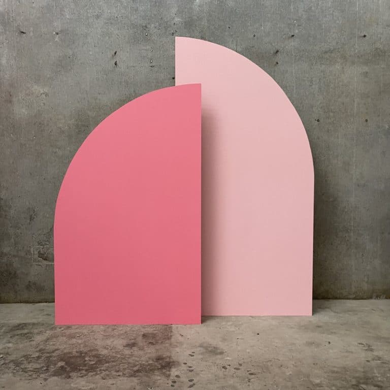 Cream Ripple Arch Wall - MagicFlowersEventRentals|Luxury Party Props ...