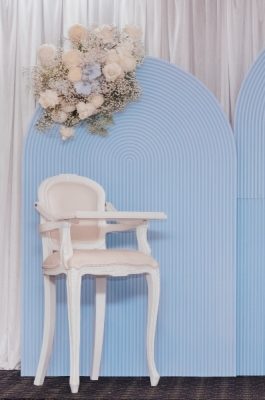 Blue Ripple Arch Wall - Magic Flowers Event Rentals | Event and Party ...