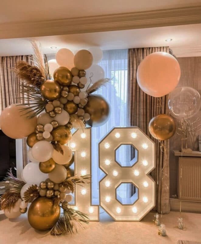 18 Light Up Numbers - Magic Flowers Event Rentals | Event and Party ...