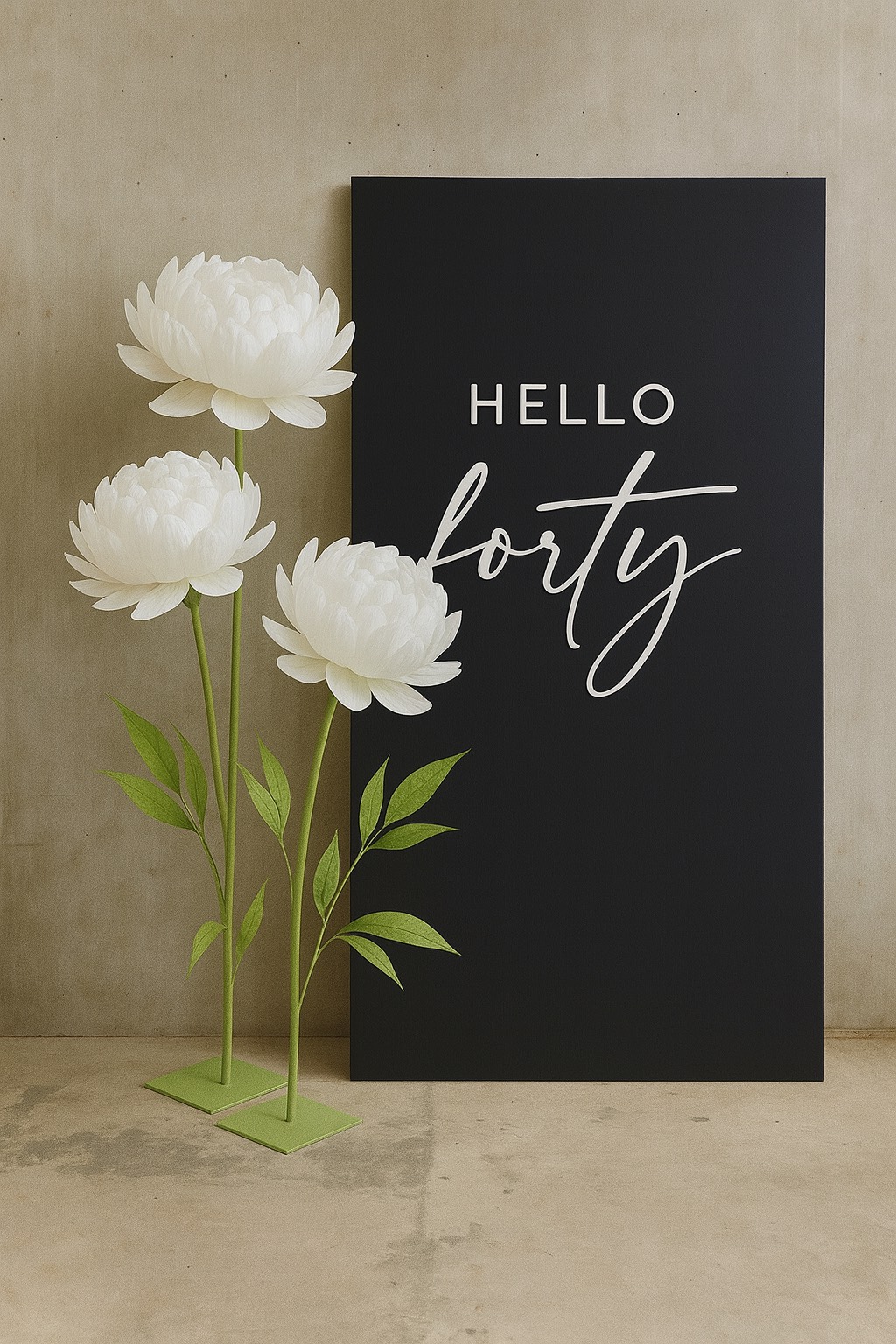 Hello Forty Package - Magic Flowers Event Rentals | Event and Party ...